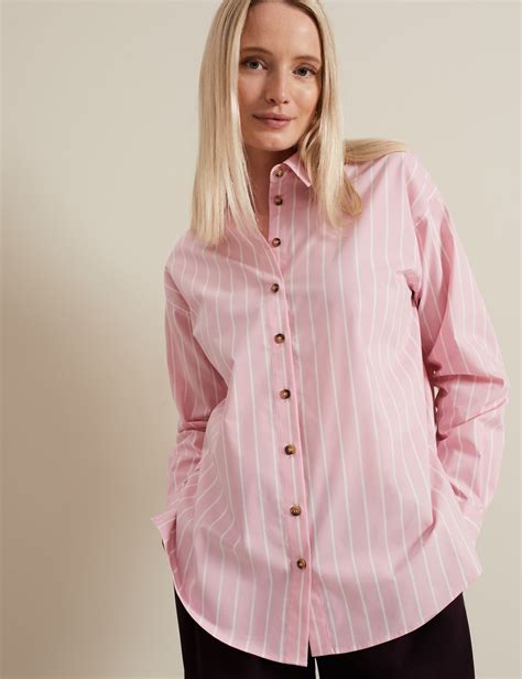 Womens Pink Shirts And Blouses At Mands
