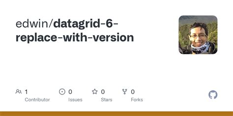 github edwin datagrid 6 replace with version