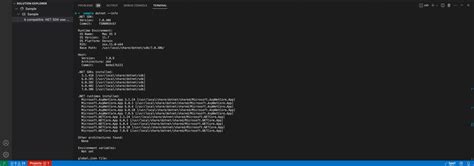 Bug A Compatible Net Sdk Was Not Found When Opening Workspace · Issue 120 · Microsoft