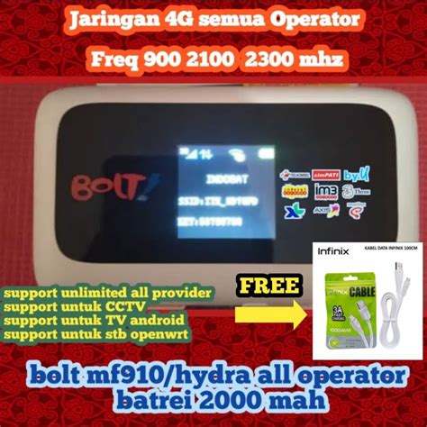 Modem Wifi Unlock G All Operator Zte Mf Hydra Bekas Lazada Indonesia