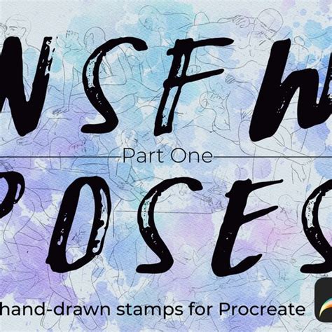 Couple Pose Stamps For Procreate NSFW Part One Etsy