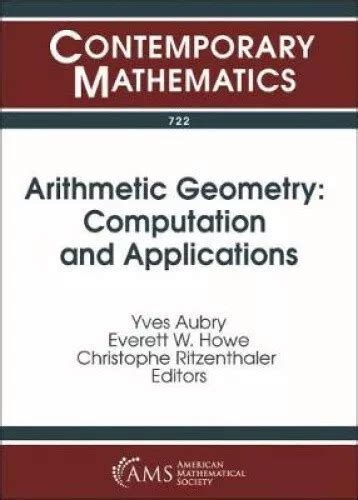 Arithmetic Geometry Computation And Applications Contemporary Mathematics Eur 13141