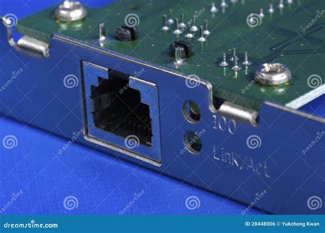 Ethernet Network Card Stock Photo Image Of Electronic