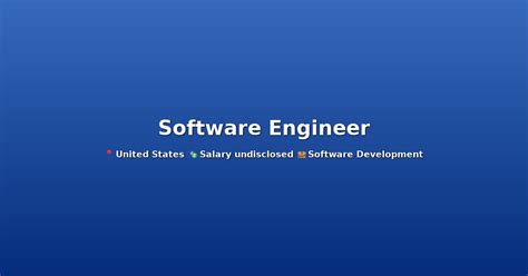 Software Engineer At Team Architects