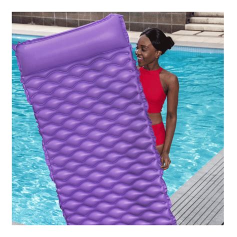 Float N Roll Inflatable Mattress Purple Pool Supplies Canada