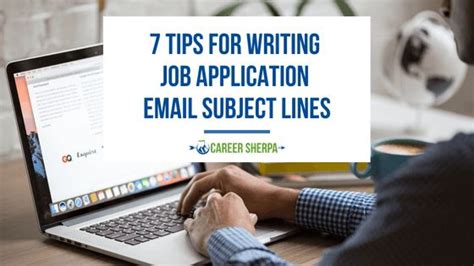 7 Tips For Writing Job Application Email Subject Lines Job Application Email Subject Lines