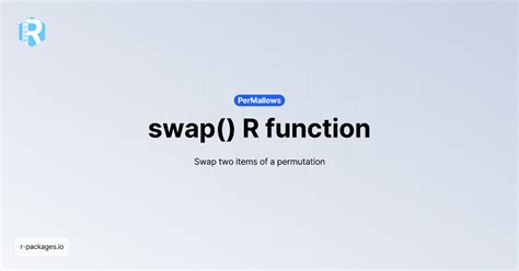 Swap R Function From Permallows R Packages