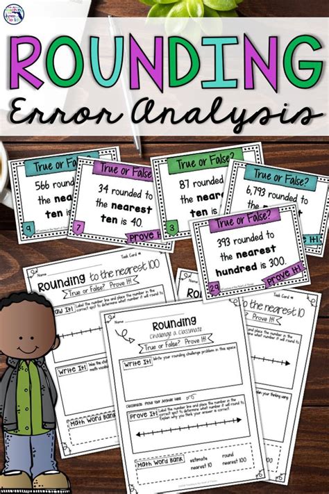 Rounding Task Cards Error Analysis Math Artofit
