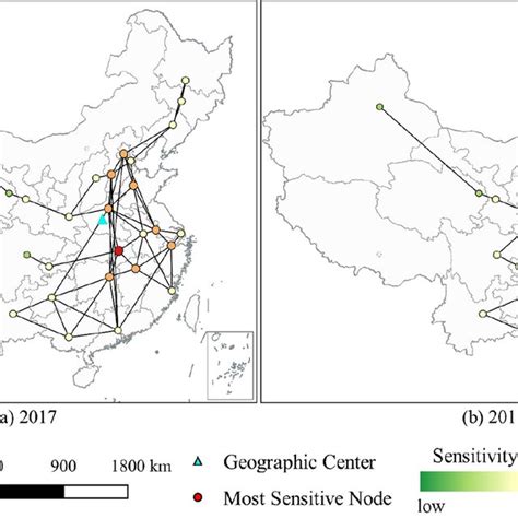 visualization of the spatial distribution of node sensitivities