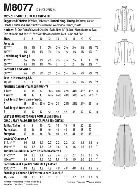 34 Simplicity Sewing Patterns Sizing Colealexandros