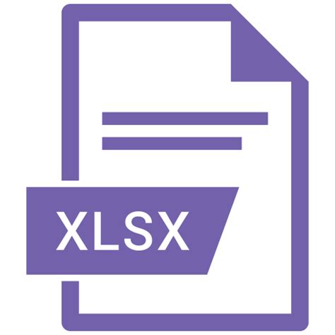 Extension Xlsx Document File Icon