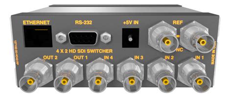 Matrix Switch MSC HD42L 3G HD SD SDI 4x2 Mini Routing Switcher