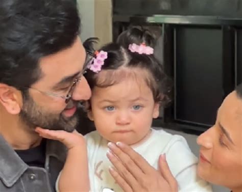 Ranbir Kapoor And Alia Bhatts Daughter Raha Kapoor Public Appearance