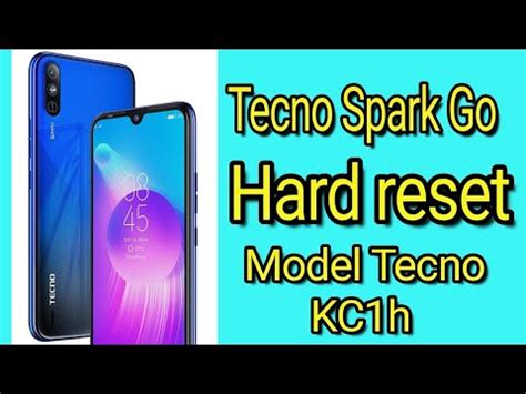 Tecno Spark Go Hard Reset All Tecno Factory Reset YouTube