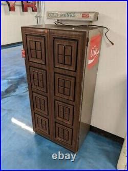 Vintage S Coca Cola Vending Machine Coin Operated Fake Wood Vending Machine Coin