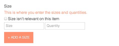 Forms Best Way To Handle Quantity Size User Experience Stack Exchange Forms Best Way To Handle Quantity Size User Experience Stack Exchange