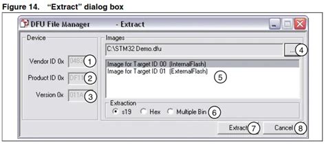 dfuse usb device firmware upgrade stmicroelectronics extension user manual