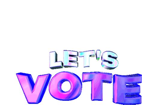 Lets Vote Voting Sticker Lets Vote Voting Vote Discover And Share S