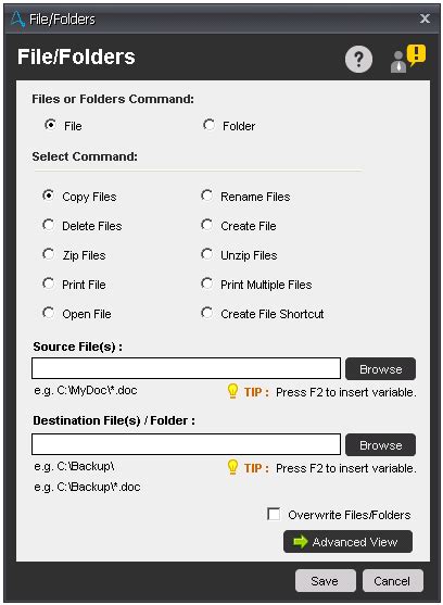 Automation Anywhere Filesfolders Command ~ Itechclasses Interview