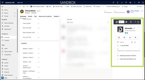 Access Sales Intelligence IFrame In Microsoft Dynamics Help Center
