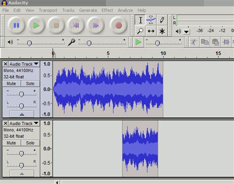 Very Small Movement Of An Audio File Windows Audacity Forum