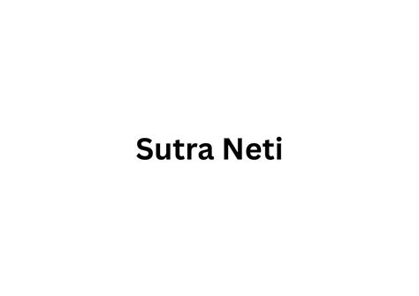 Benefits Of Sutra Neti Nasal Cleansing And Precautions
