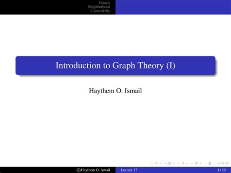 SOLUTION Discrete Mathematics Lecture16 Introduction To Graph Theory
