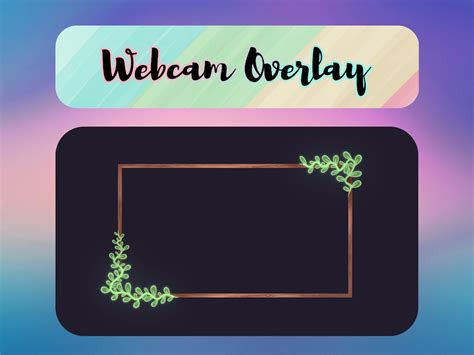 Animated Webcam Overlay Webcam Frame Etsy