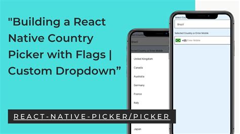 Building A React Native Country Picker With Flags Custom Dropdown