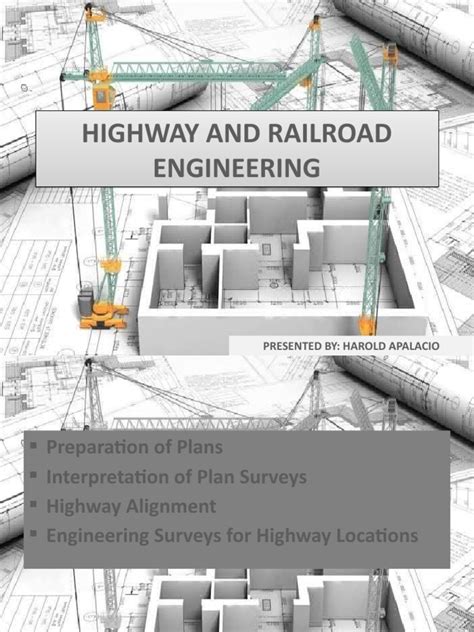 Highway And Railroad Engineering Pdf Road Road Transport