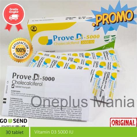 Jual Vitamin D Iu Prove D Harga Perbox Isi Jakarta Timur Oneplus Mania Tokopedia