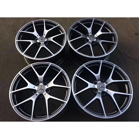 【ygauto】二手時間 Benz 賓士 原廠 C63 Amg 507 鍛造 19吋 5112 8j 9j Et45 蝦皮購物