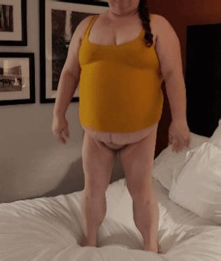 Bbw Bottomless Jumping On Hotel Bed Onlybbwallowed