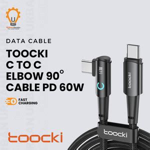 Promo Toocki TKCTT2 WY01 Kabel Chager USB C Ke Tipe C PD 60W Fast Gaming Charging Cable Quick