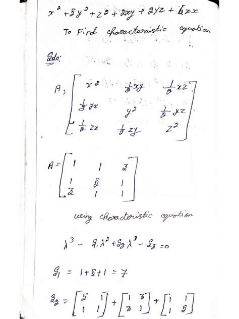 Matrices Sum Pdf