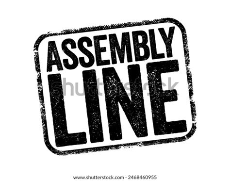 Assembly Line Production Process That Breaks Stock Vector Royalty Free 2468460955 Shutterstock