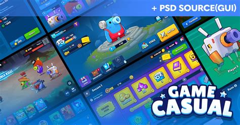 Gui Pro Casual Game Psd 2d Gui Unity Asset Store