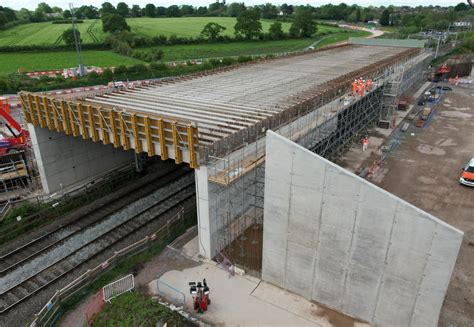 Hs2 Bridge Nears Completion Following Beam Installation Rail News