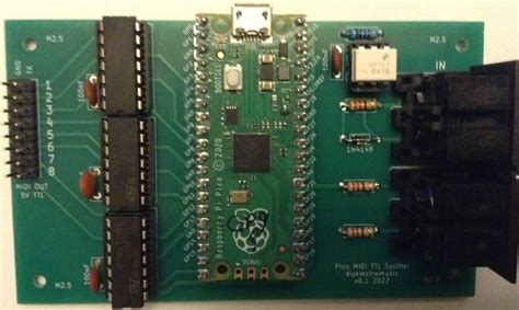 Raspberry Pi Pico Midi Splitter Ttl Part 2 Simple Diy Electronic