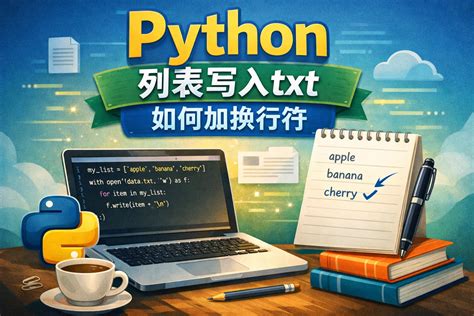 Python列表写入txt如何加换行符 Python列表写入txt如何加换行符
