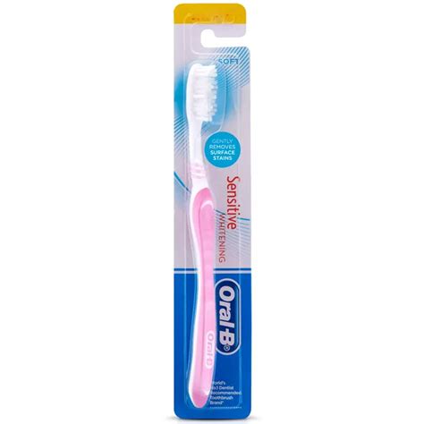 Oral B Sensitive Whitening Soft Toothbrush 1 Count Price Uses Side