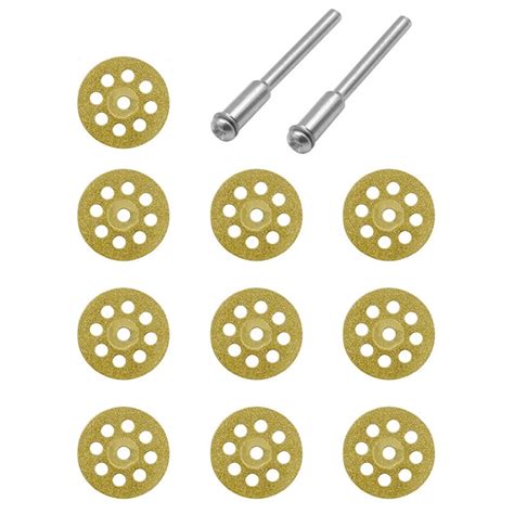 10 Pcs Diamond Cutting Wheel Saw Blades Cut Off Discs Set Connecting