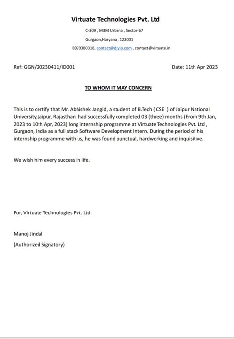 Abhishek Jangid On Linkedin Share Opportunity Experience