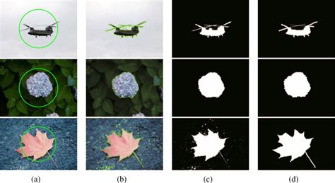 segmentation results transformed into binary images and comparison with