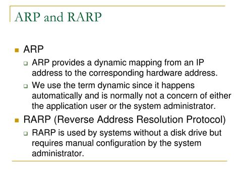 PPT ARP Address Resolution Protocol PowerPoint Presentation Free Download ID