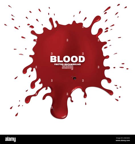 Red Blood Splatter Vector Grunge Background Red Blood Splatter Vector Grunge Background Stain