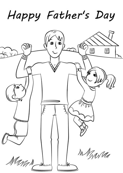 يوم الاب صفحات تلوين