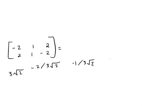 solved give an algorithm for reducing a complex matrix a to real