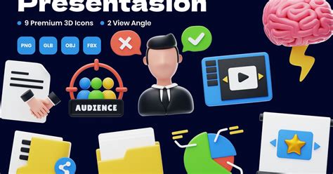 Presentation 3d Icon Objects Ft 3dicon And Agreement Envato