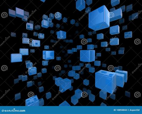 Cube Network Stock Illustration Illustration Of Isolated 10894844